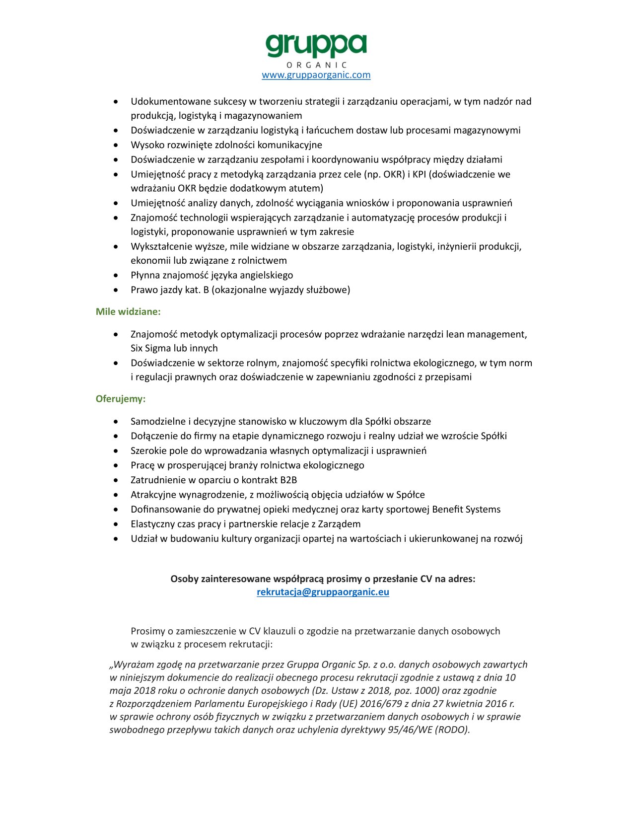 Main page - Gruppa Organic